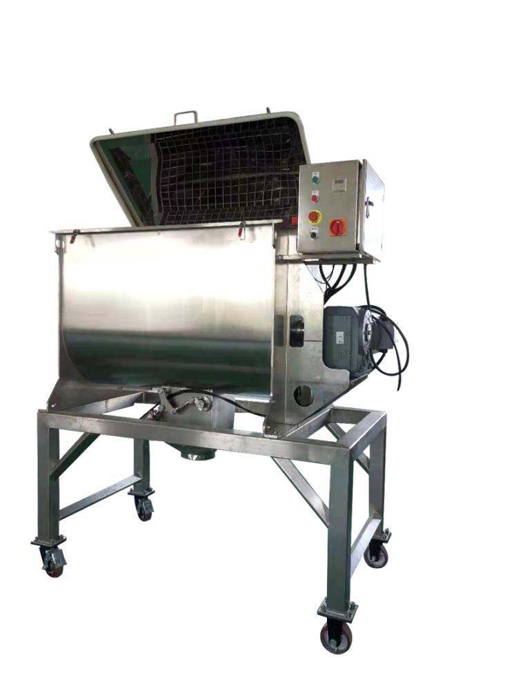 News - Discharge type and application of horizontal ribbon mixer